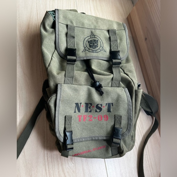 Universal Studio | Bags | Universal Studios Transformers Nest Canvas Backpack | Poshmark